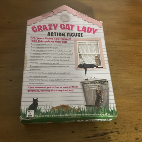 Archie Mcphee | Games | Archie Mcphee Crazy Cat Lady Action Figure ...